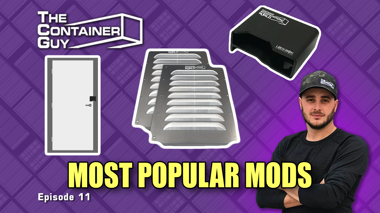 Modifications You Need on Your Shipping Container: Man Door, Vents & L